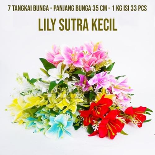 Jual [ 7 Tangkai ] Bunga Lily Sutra Kecil - Kuning - Jakarta Barat ...