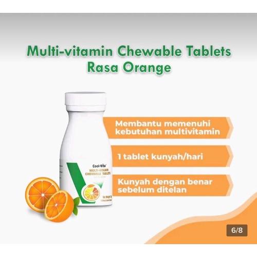 Jual CoolVita MultiVitamin Chewable (Kunyah) Suplemen Makanan 30 ...