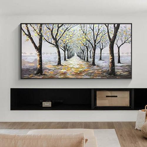Jual Lukisan Modern pohon aesthetic ( sudah pakai frame) - 60×90 cm ...