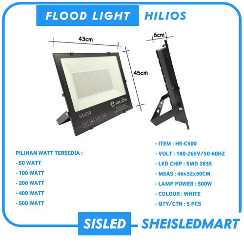 Jual Lampu sorot LED 50W, 100W, 200W, 400W, 500W Hilios / Lampu Tembak SMD - 200 WATT - Jakarta ...