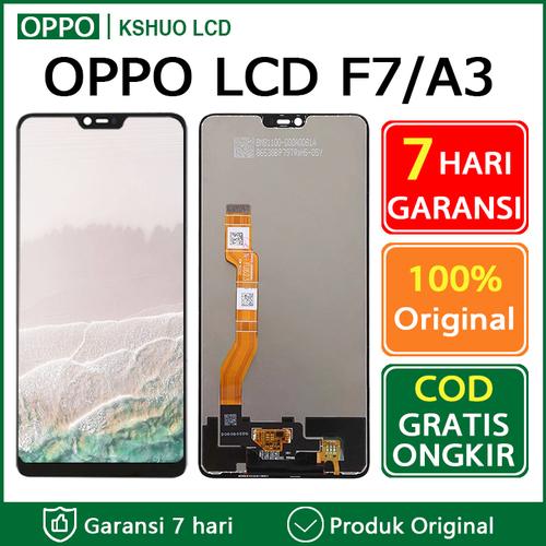 Jual ORI LCD + TOUCHSCREEN OPPO F7 / NEW ORIGINAL - Hitam - LCD OPPO F7 ...