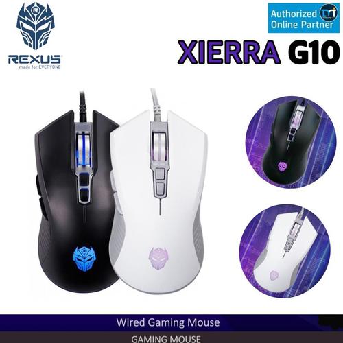 Jual Rexus G10 Xierra - Professional Gaming Mouse - Black Edition ...