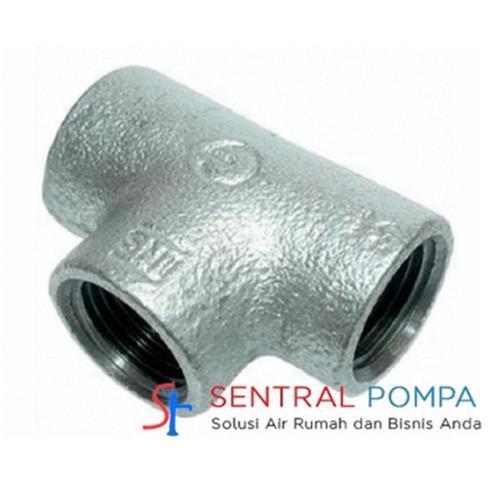 Jual Tee Galvanis 2 Inch T Sambungan Pipa Besi Fitting 2" - Kota ...