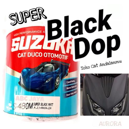 Jual Cat Duco Kayu Besi Suzuka Lacquer 200cc SUPER BLACK MATT / HITAM ...