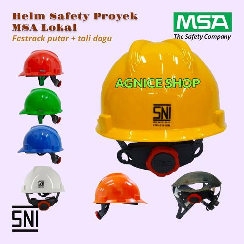 Jual Safety Helmet SNI New MSA Lokal Helm Proyek + Sarang Putar ...