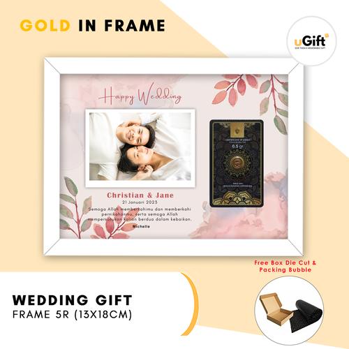 Jual Kado Pernikahan Wedding Gift Frame 5R / Kado Unik / Kado Logam ...
