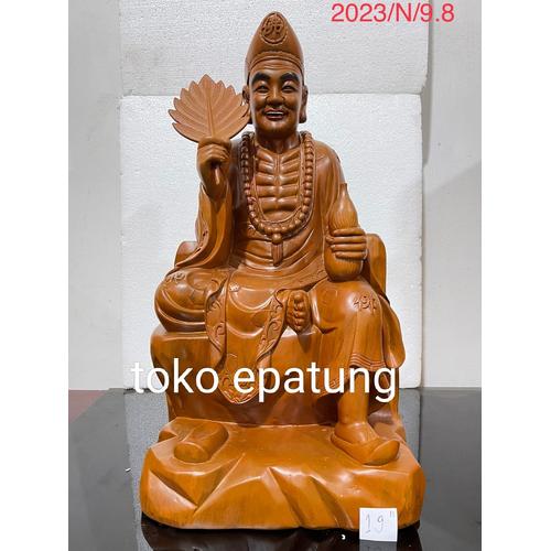 Jual patung dewa chikung / cikung / ci kung - kayu - 19 inch - Polos ...