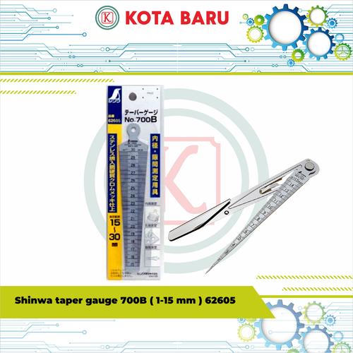 Jual Shinwa Taper Gauge 700B ( 15-30 mm ) Shinwa 62605 - Kota Cilegon ...