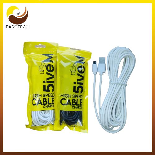 Jual Satoo High Speed Charge Cable 5 METER - Kabel Micro USB 5 METER ...
