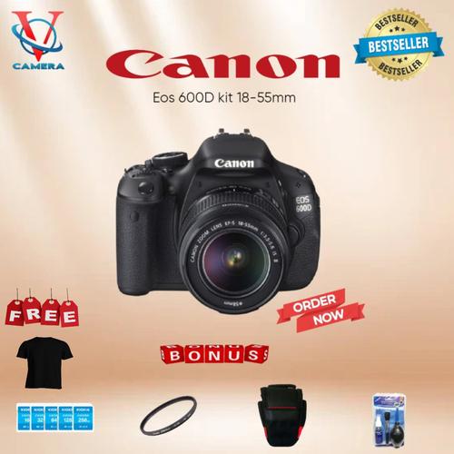 Jual Dslr Canon Eos 600D kit 18-55mm - paket - STANDARD - Jakarta Utara ...
