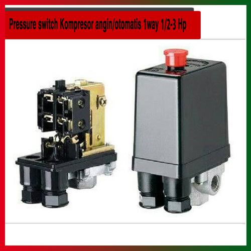 Jual Pressure switch Kompresor angin/otomatis 1/2-3 Hp 1 Phase - Kota ...