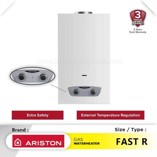Jual Ariston Fast R Water Heater Gas LPG Pemanas Air Mandi 5 Liter ...
