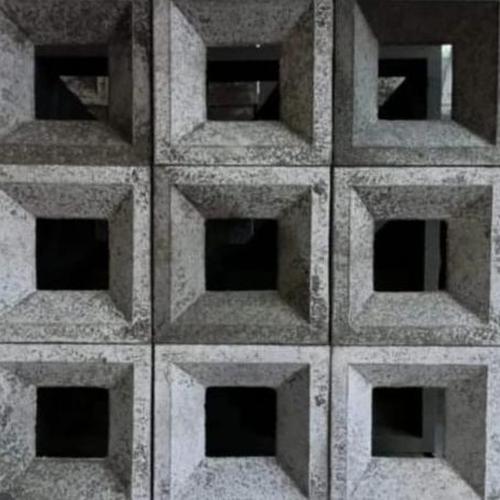 Jual roster beton minimalis motif kotak - Kota Bekasi - roster ...