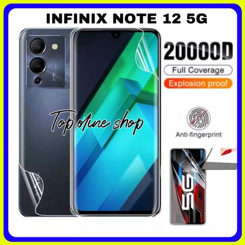 Promo INFINIX NOTE 12 PRO 5G HYDROGEL CLEAR / MATTE FRONT+BACK SCREEN ...