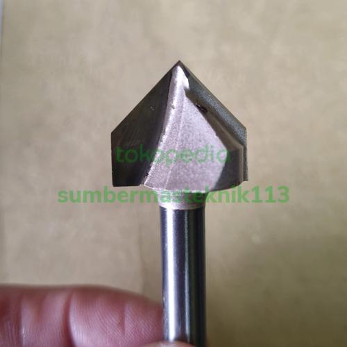Jual MATA PROFIL ACP MATA ROUTER V GROOVE 19MM 1/4" x 3/4" 201-041 MATA ...