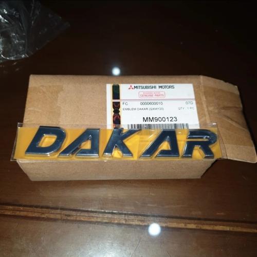 Jual Emblem Dakar Pajero Sport 2020 Genuine Part - Kota Surabaya ...