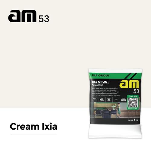 Jual AM 53 Tile Grout Pengisi Nat Keramik Marmer Granit Cream Ixia ...