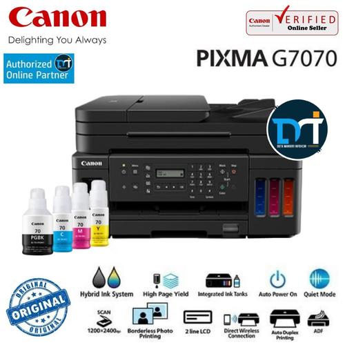 Promo Canon PIXMA G7070 - All-in-One Duplex WiFi Fax ADF Ink Tank ...