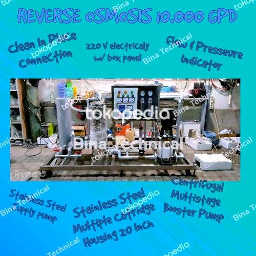 Jual mesin RO 10.000 gpd reverse osmosis - Koneksi PVC - Kota Surabaya ...