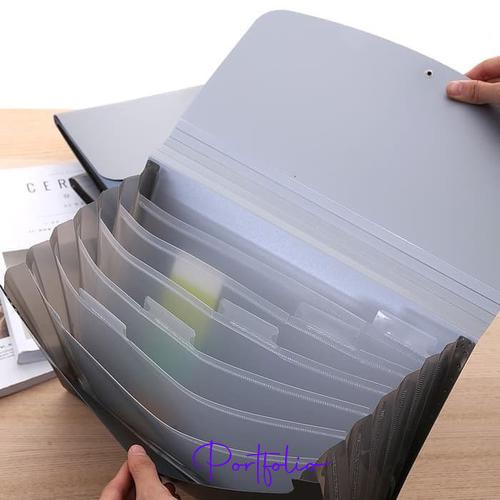 Jual Map plastik A4 map sekat map harmonika dompet dokumen plastik map ...