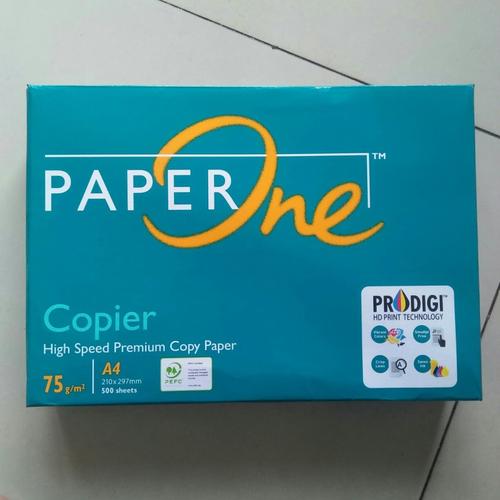 Jual kertas hvs A4 75 gram paper one 1 rim - Jakarta Pusat - raffastor3 ...