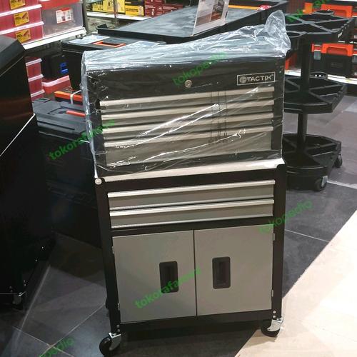 Jual Tactix lemari bengkel Perkakas Tool Box Cabinet Trolley 6 drawer ...