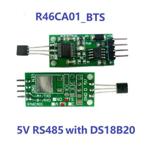 Jual Modbus RTU DS18B20 RS485 RS232 TTL COM UART Akuisisi Suhu Sensor - 5V RS485 TS - Kab ...