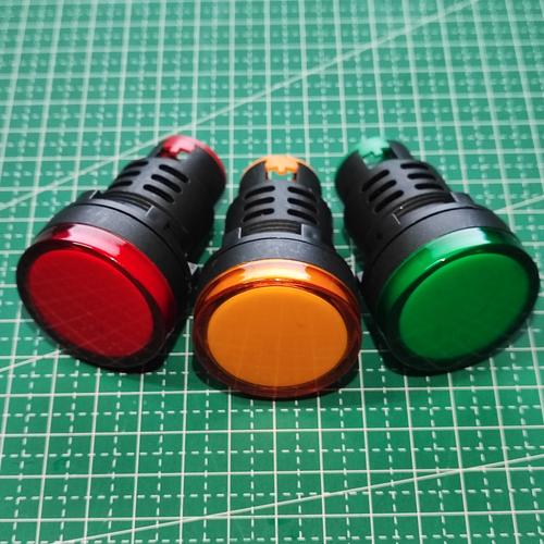 Jual Pilot Lamp-Lampu Panel LED 30mm AC 220V AD22-30SMD - Merah - Kota ...