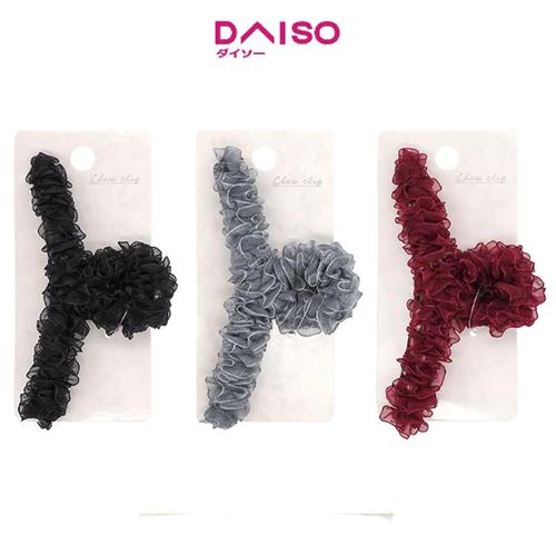 Jual Daiso Claw clip Frill Crossline - Black - Jakarta Selatan - Daiso ...