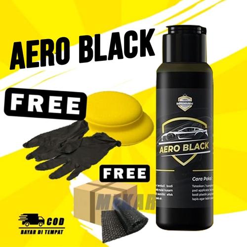 Jual aero black polish penghitam body plastik cat hitam - 30ml ...