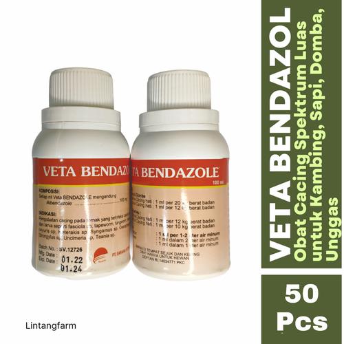 Jual Veta bendazole 100 ml Grosir - Obat Cacing Ternak- Obat Hewan ...