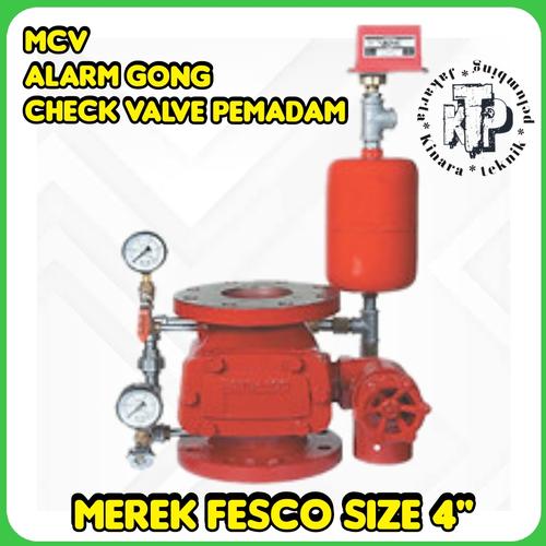 Jual MCV alarm gong alarm valve (fesco) 4" lengkap trim set - Jakarta ...