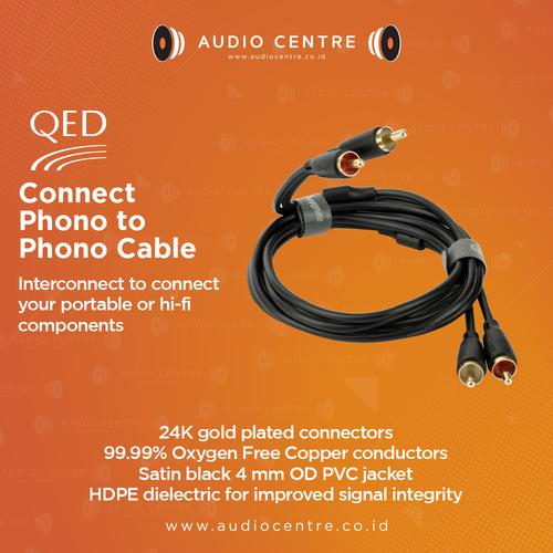 Jual QED Connect Phono to Phono RCA Analog Interconnect Cable - Jakarta ...
