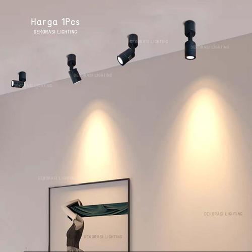 Jual Lampu plafon downlight mini led sorot 3w spotlight atur arah ...