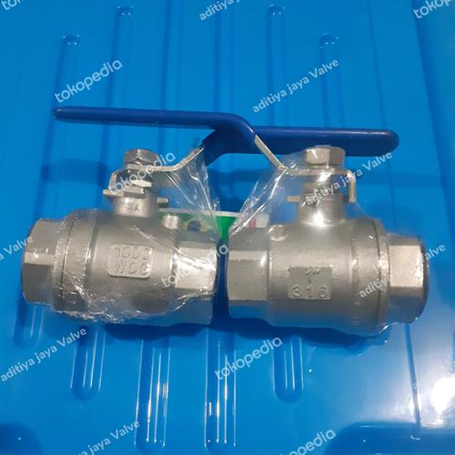Jual ball valve sankyo full bore 2pc 1" SS316 1000wog - Kab. Tangerang ...