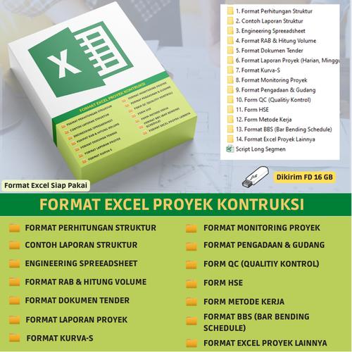 Jual FD 16GB - Kumpulan File Proyek Format Excel - Kab. Brebes ...