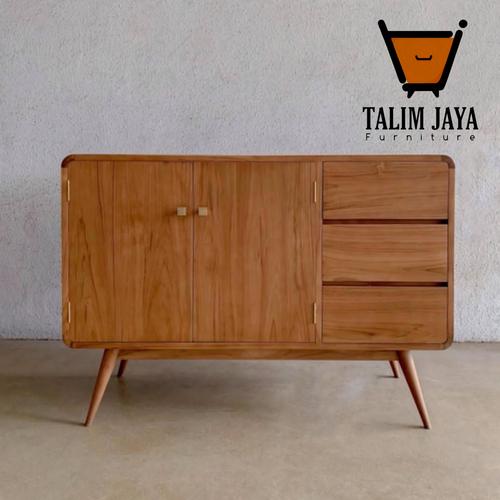 Jual meja buffet minimalis, buffet jati minimalis, drawe cabinet jati ...