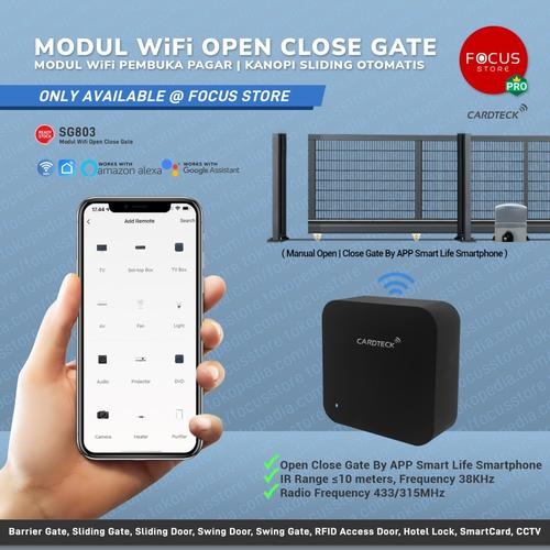 Jual Modul Wifi Open Close Gate Smart Life Smartphone App Gate Opener ...