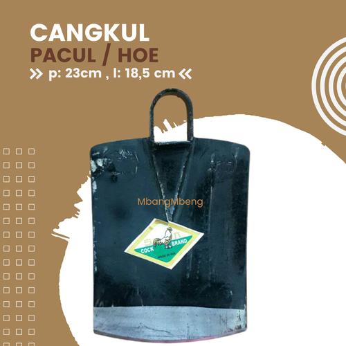 Jual Cangkul|Pacul Sawah/Kebun Cap Ayam Jago Ukuran Besar P.23/L.16,5cm ...