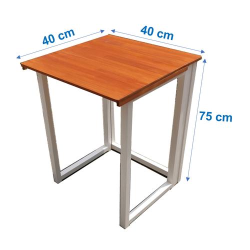 Jual Meja Lipat 40x40 cm Tinggi 75 cm Full Kayu Solid - Full Coklat ...