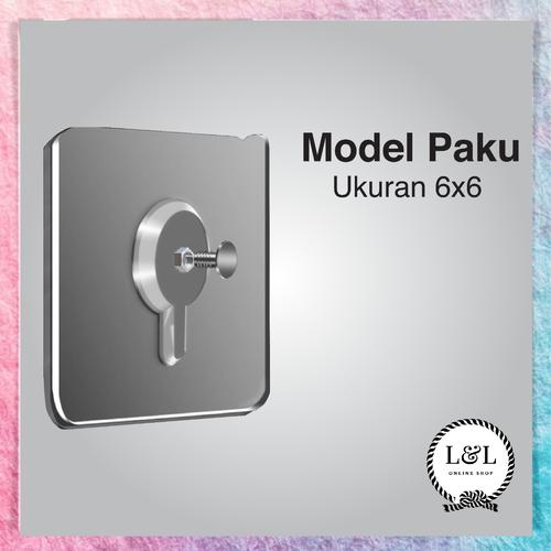 Promo Tempelan Gantungan Dinding Baut dan Paku Gantungan Hook Tempel ...
