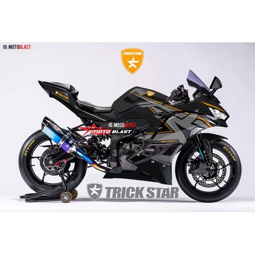 Jual Decal Stiker Ninja ZX25R Livery Black Trickstar Full Body ...