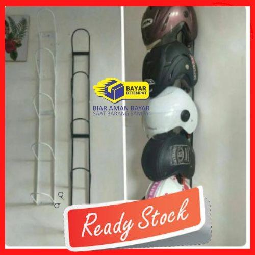 Jual Rak Helm Besi / Gantungan Helm Dinding / Tempat Helm Gantungan ...