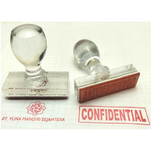 Jual Stempel Gagang Cristal / Custom Text & Logo - Kab. Bekasi - PRO ...