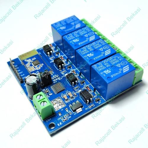 Jual Bluetooth Relay Module 4 Channel 5V 12V Control Switch via ...