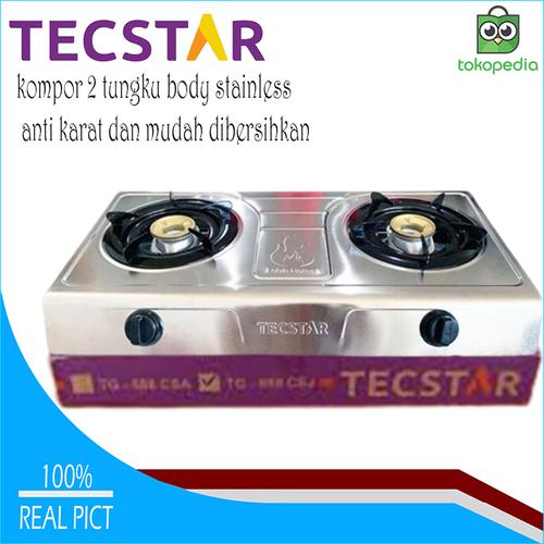Jual TECSTAR Kompor Gas Stainless 2 Tungku TG-688 CSJ - Jakarta Timur ...
