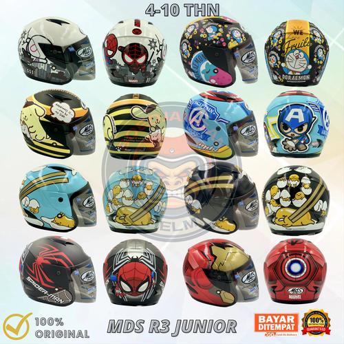 Jual HELM MDS R3 JUNIOR GRAPHIC COLLECTION - HELM MDS ANAK- HELM HALF ...