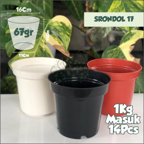 Jual Pot Tinggi Tower Ruplas Srondol 17 Warna pot tanaman pot bunga ...