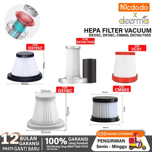 Jual Hepa Filter Deerma For DX118C ,DX115C ,CM800 Vacuum Cleaner ...
