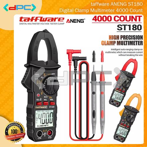 Jual ANENG ST180 Digital Clamp Multimeter 4000 Count Tang Amper - Black ...